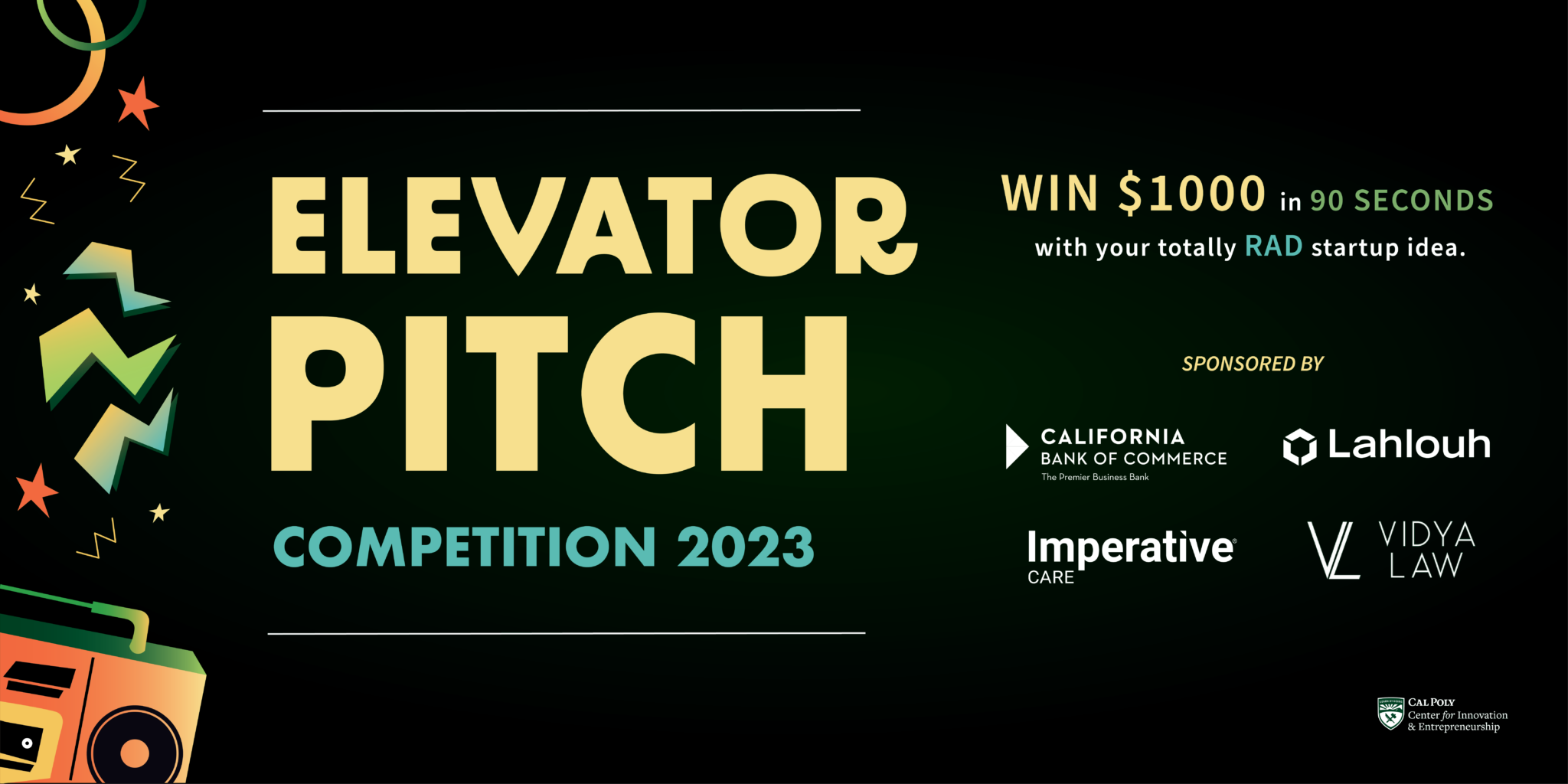 Elevator Pitch Competition | Cal Poly Center for Innovation ...